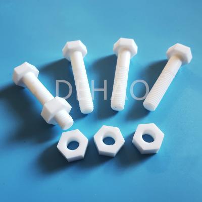 China PTFE bearbeitete Schrauben-Nuss-Härte der Teil-PTFE 60 - 80 Ufer D maschinell zu verkaufen