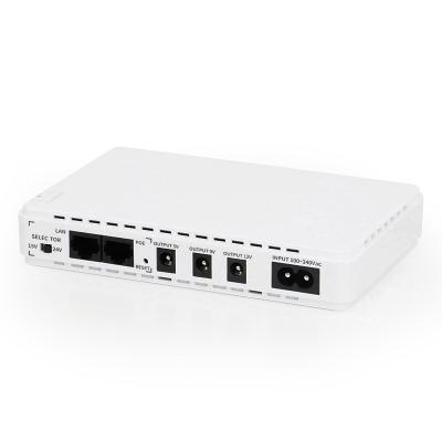Cina DC UPS 5V 9V 12V 12v portable networking mini UPS 25w lithium battery with Li Battery 8800mah in vendita