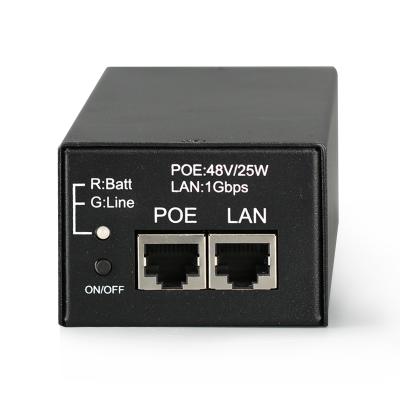 Cina Uninterrupted Telecommunication Power Supply Mini 25W 8800mAh Lithium Battery DC UPS 48V 0.52A With GB POE in vendita