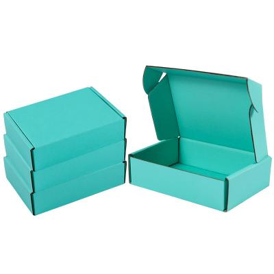 Portable Green Turquoise Folding Box Airplane Box For Cosmetics And Clothing