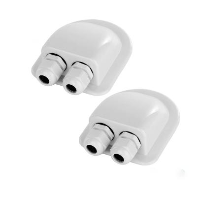 China Waterproof IP68 ABS Solar Cable Entry Box with 6mm to 12mm Double Cable Entry for Solar Panel Installation for sale