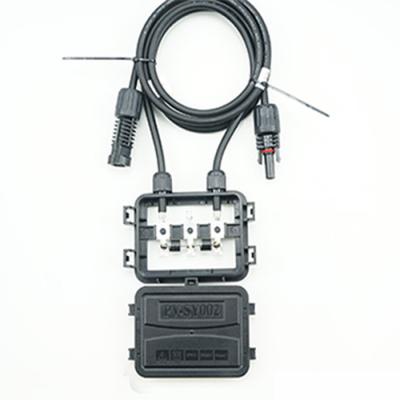 China 140W - 250W 2 Diodes PV Junction Box with 10A Rated Current for Poly Solar Panel for sale
