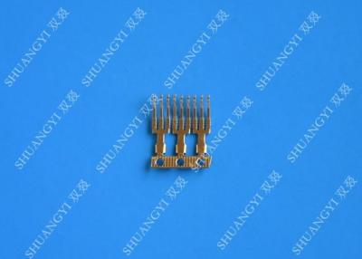 Custom Stamping Copper Brass Wire Crimp Terminals Lugs For Electrical PCB