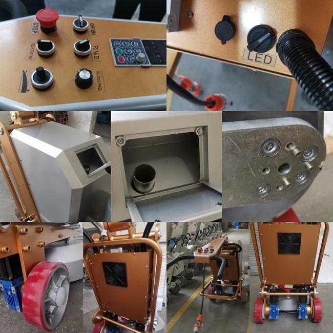 대리석 재질, 화강암, 석조 바닥 연마기 275 밀리미터 플레이트 고효율 0