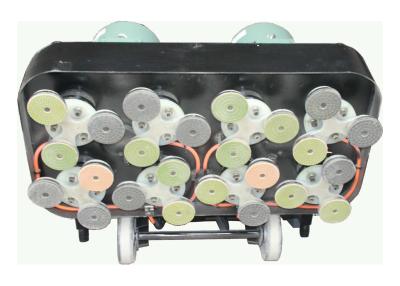 중국 8개의 격판덮개를 가진 큰 화강암 비분쇄기 테라조 지면 분쇄기 판매용