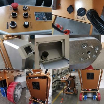 China Anchura de trabajo de la amoladora 750m m del piso para el paseo auto concreto planetario en venta