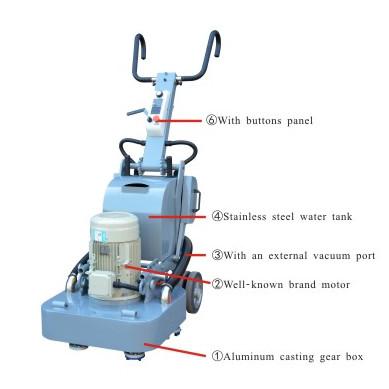 Cina L'alluminio muore lucidatrice per pavimenti del calcestruzzo colato/smerigliatrice 7.5KW 750MM 220V in vendita