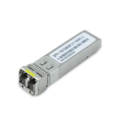 Cina 10G SFP+ Compatibile DWDM SFP+ 1563.86nm 40km Duplex LC SMF Transceiver Module in vendita