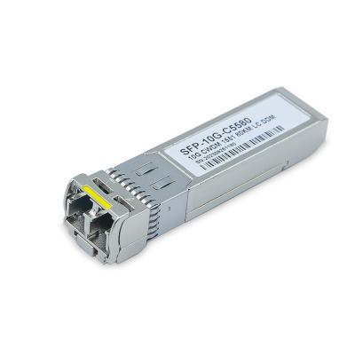 Cina 10G 1470nm-1610nm CWDM 80km 10GBASE SFP+ Trasmettitore su OS2 modulo SMF LC duplex in vendita