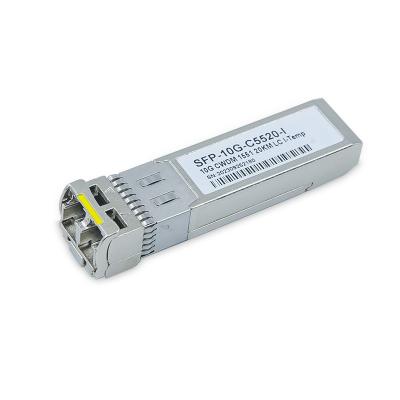 Cina 10GBASE SFP+ Transceiver 1270nm-1610nm I-Temp CWDM 20km su OS2 SMF modulo LC duplex in vendita