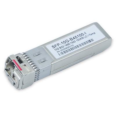 Cina Generico 10GBASE SFP+ Transceiver BiDi I-Temp 100km OS2 SMF simplex LC TX 1490nm/RX 1550nm Modulo in vendita