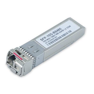 Cina 10GBASE SFP+ Transceiver BiDi 80km DOM SMF simplex LC TX 1550nm/RX 1490nm Modulo in vendita