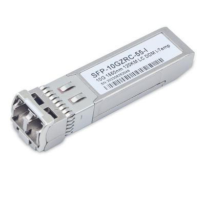 Cina 10GBASE ZR 120km lunga distanza 1550nm SFP+ duplex LC su OS2 SMF Transmission Module in vendita