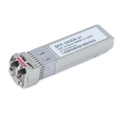 Cina 10GBASE ER 40km 1310nm DDM supportato SFP+ duplex LC su modulo di trasmissione SMF OS2 in vendita