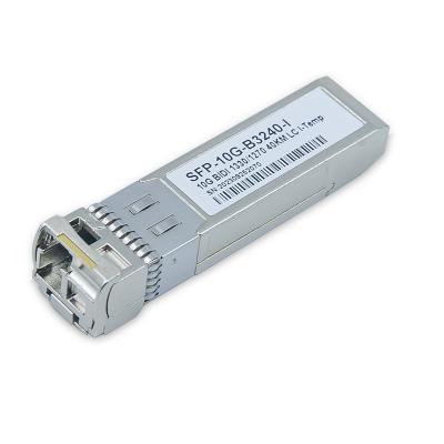 Cina 1330nm TX 10G BIDI SFP+ Cisco Compatibile 1270nm RX 40km Simplex LC SMF in vendita