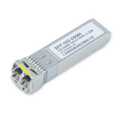 Cina 10G SFP+ Transceiver DWDM C17-C61 80km C-Temp su OS2 SMF modulo LC duplex in vendita