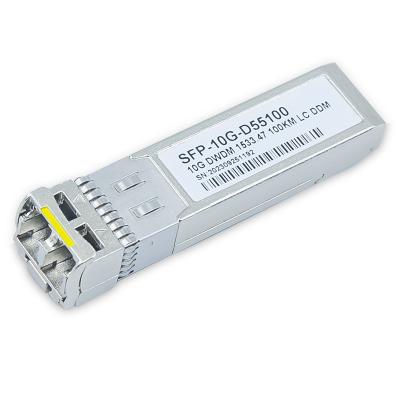Cina 10G SFP+ Transceiver DWDM C17-C61 100km C-Temp su OS2 SMF modulo LC duplex in vendita