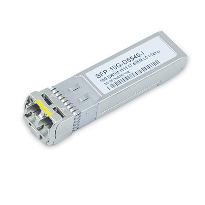 Cina 10G SFP+ Transceiver DWDM C-Band C17-C61 40km I-Temp su OS2 SMF modulo LC duplex in vendita
