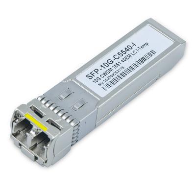 Cina 10G SFP+ Transceiver CWDM 1270nm-1610nm 40km I-Temp su OS2 SMF modulo LC duplex in vendita