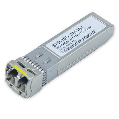 Cina 10G SFP+ Transceiver CWDM 1550nm 10km su OS2 SMF duplex LC I-Temp Module in vendita
