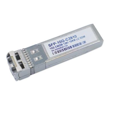 Cina 1390nm Cisco Compatibile 10G SFP+ CWDM 10km Duplex LC SMF Transceiver in vendita