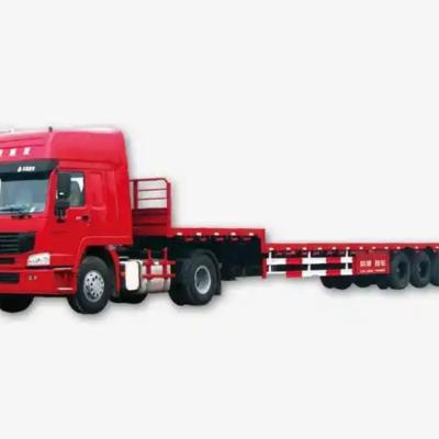China High Quality 40-100 Tons Fence Drop Side Board Trailer 3/4 Axle Cargo Sidewall Fence Semi Trailer Lowbed Semi Trailer for Sale for sale