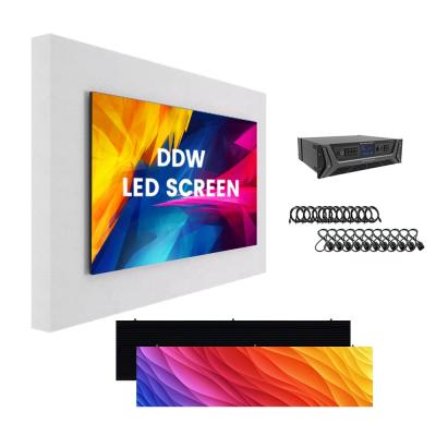 China High Quality Indoor Ultra-Thin Wall Mounted LED Screen High Definition P1.25 P1.56 P1.95 P2.5 Video Wall Advertising Display for sale