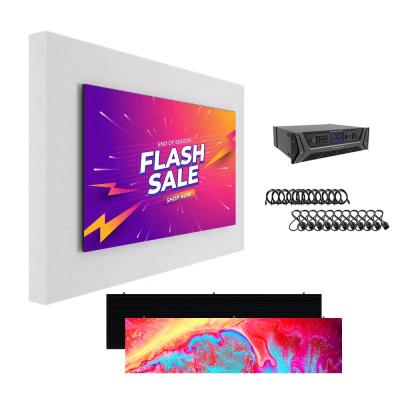 China The Latest Design 1000x250mm Aluminum Panel P1.25 P1.5 P1.9 P2.5 HD Indoor Led Screen Wall for Retail Store Advertising Display for sale