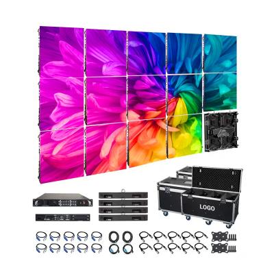 China Reliable Quality High Pixel Portable Rental Video Wall Display High Gray Hub-board P2.6 P2.9 P3.91 Indoor Led Screen for Events for sale