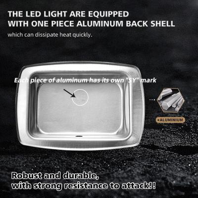IP67 Yellow White High Beam White Low Beam DRL Motorcycle LED Headlight Semi