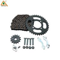 Quality Factory custom steel YAYE 428H-100L chain sprocket set for DY100 CD110 Motorcycle for sale