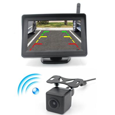 中国 Built-in Wireles Report 4.3 Inch Display Car Rear View Camera Wireless Wireless Rear View Camera 販売のため