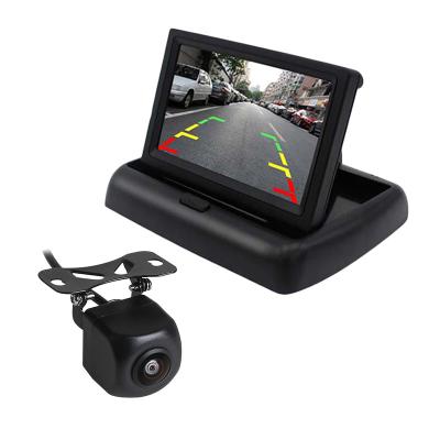 Cina Parking Assistance 4.3 Inch LCD Monitor 12v Backup Car Reverse Camera With Display in vendita