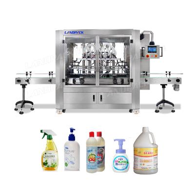 Cina linear type chemical liquid daily use chemical filling machine with factory price in vendita
