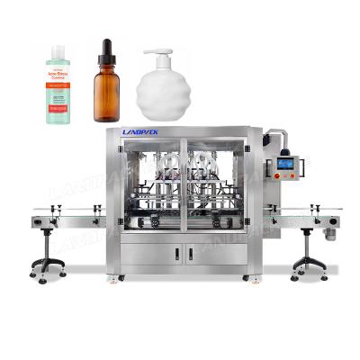 Cina France lotion, cream, toner, cosmetic liquid filling capping machine for cosmetic factory in vendita