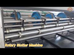 High Accuracy Rotary Slotter Machine Semi Automatic For Corrugated Box