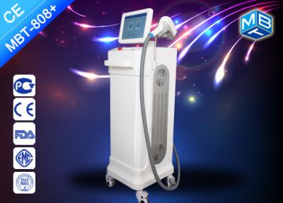 Cina Macchina ritenente congelata di depilazione del laser a diodi di verticale 808 nanometro con la maniglia dello zaffiro in vendita