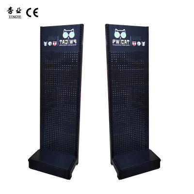 Cina Fabrica colore personalizzato dimensione metallo nero scaffali di vetrina negozio in vendita