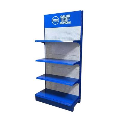 Cina Fabrica colore personalizzato dimensione blu display scaffale scaffale showroom scaffale supermercato scaffali in vendita