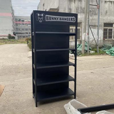 Cina Xingye Factory Custom Size Colore porcellana nera scaffali dei supermercati scaffali moderni dei supermercati scaffali cosmetici per i negozi in vendita