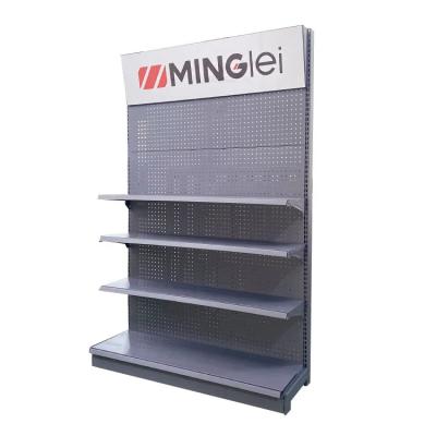 Cina Fabrica colore personalizzato dimensione buco grigio retro tavolo negozio display scaffale scaffali del mercato in vendita