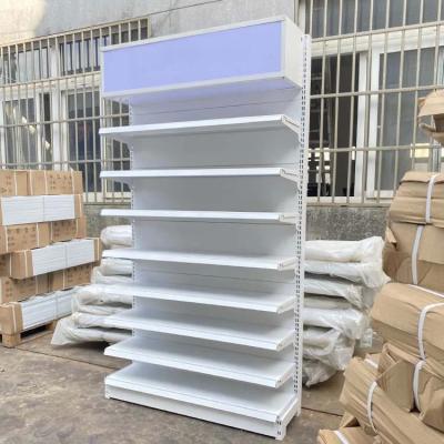 Cina Fabrica Dimensione personalizzata Colore bianco scaffalature di supermercato scaffalature di negozio scaffalatura di display scaffalatura di supermercato scaffalatura gondola in vendita in vendita