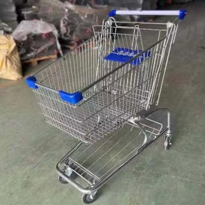 Cina Camionetti per veicoli pesanti di dimensioni di ruote da 100 mm per supermercato di capacità 120 kg in vendita