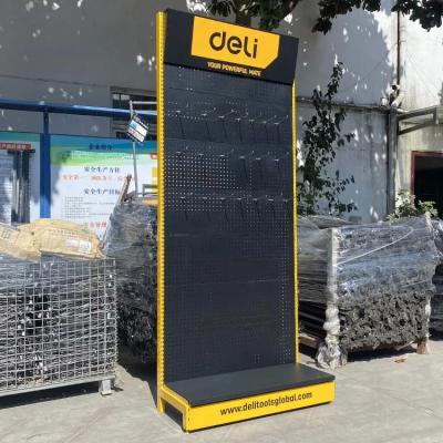 Cina Fabrica Dimensione personalizzata Colore logo scaffalatura gondola scaffalature di supermercato metallo mostra scaffalatura display in vendita