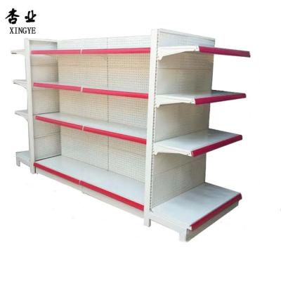 China Fabriek maat kleur metaal wit supermarkt plank gondel Te koop