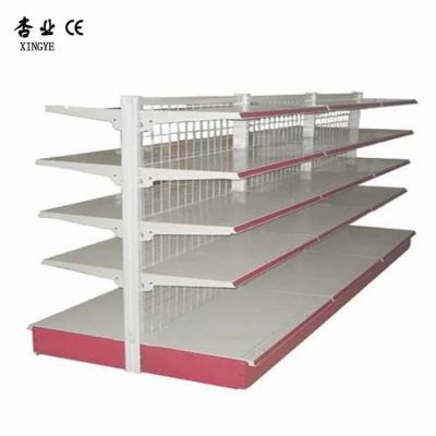 Cina Fabrica taglia personalizzata colore acciaio leggero a doppio lato unità in piedi libera scaffale per supermercati in vendita