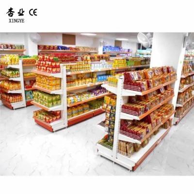 Cina Fabrica taglia personalizzata colore unità in piedi libera Gondola display Rack per supermercato in vendita