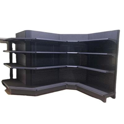 Cina Fabbrica taglia colore personalizzato metallo scaffali di gandola pesanti scaffali supermercati scaffali angolo in vendita