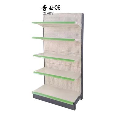 China Fabriek Op maat Kleur Grootte Moderne supermarktplanken Stalen gondelrek Lichte dienst Displayrek Te koop