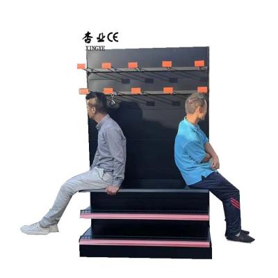 Cina Fabbrica taglia personalizzata colore negozio di comodità nero rastrello display negozio scaffali rivenditori in vendita
